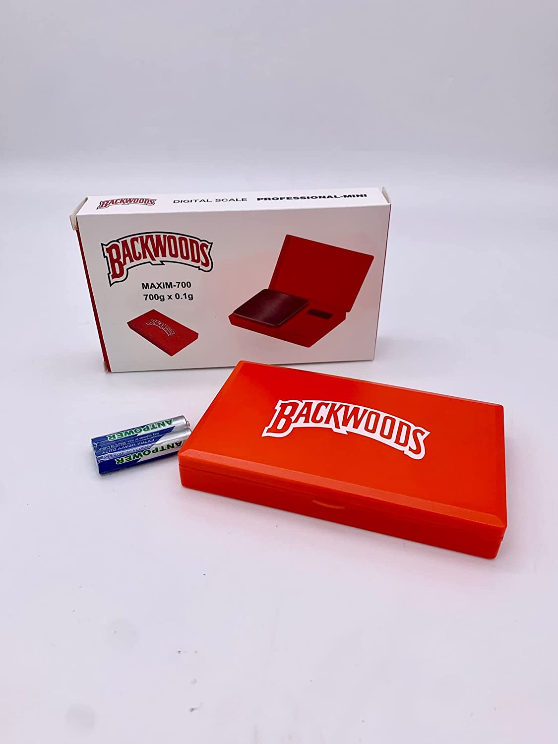 Backwoods Maxim-700 (700g x 0.1g) Digital Scale Red With Batteries ...