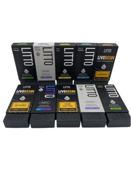 1G Litto All-In-One Empty Vape Pen, One Gram| Live Resin Disposable ...